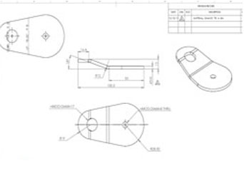 Mechanical 2D Drafting Project by CAD Outsourcing